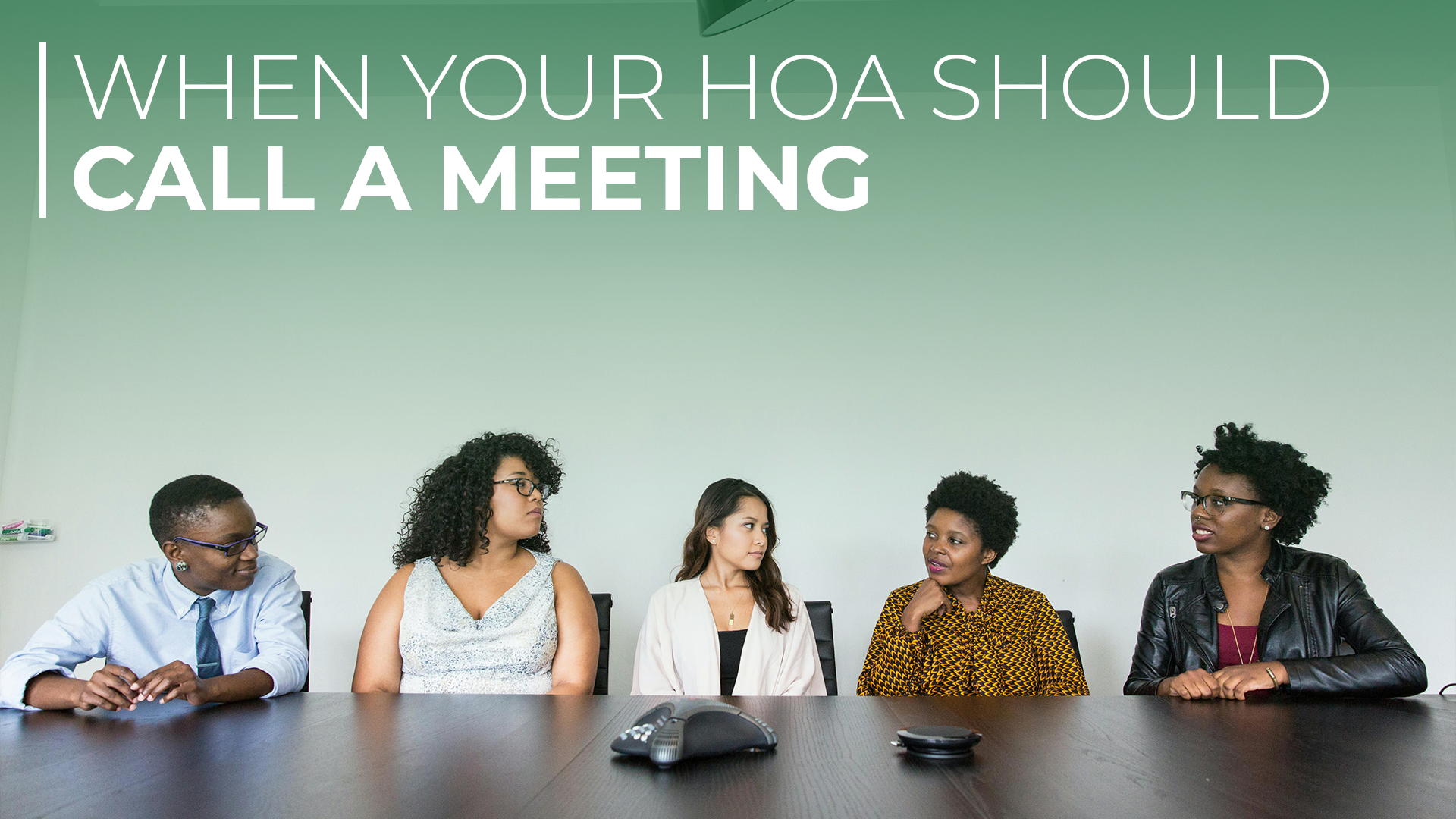 When Your HOA Should Call a Meeting | Management Plus